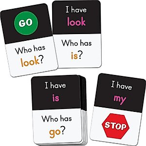 I Have, Who Has? Small Group Dolch Pre-Primer Words - 60 Cards