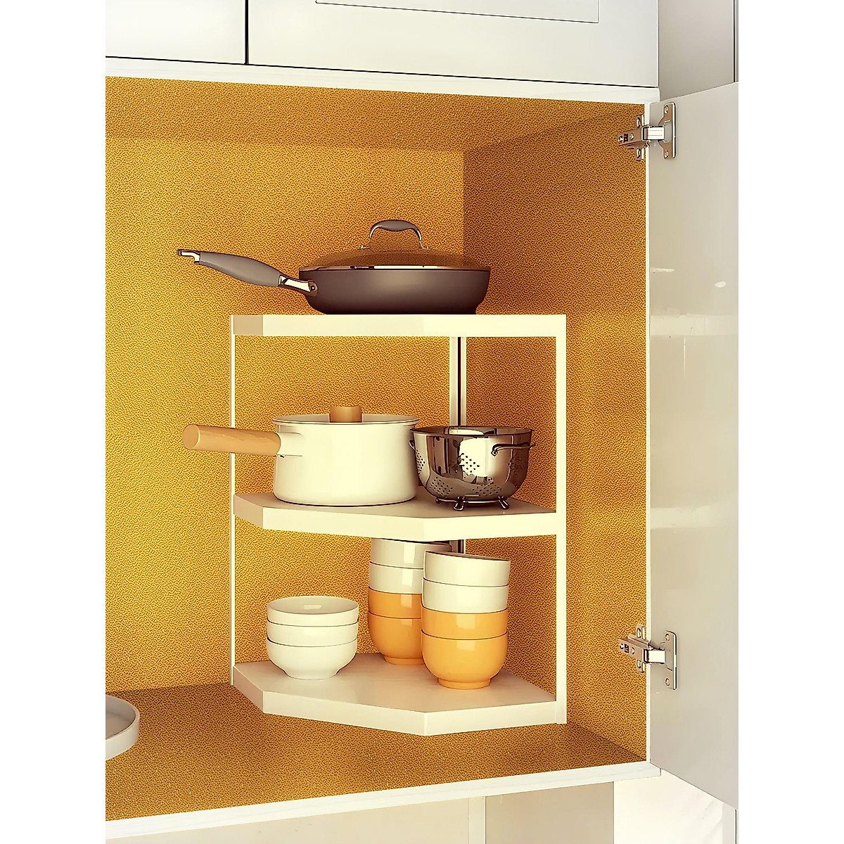 Gold Self Adhesive Contact Paper 15.7"x118" Metallic Gold Wallpaper Stick and Peel Contact Paper Kitchen Oil Proof Waterproof Backsplash Wallpaper for Countertop Cabinet Drawer Shelf Furniture Decor