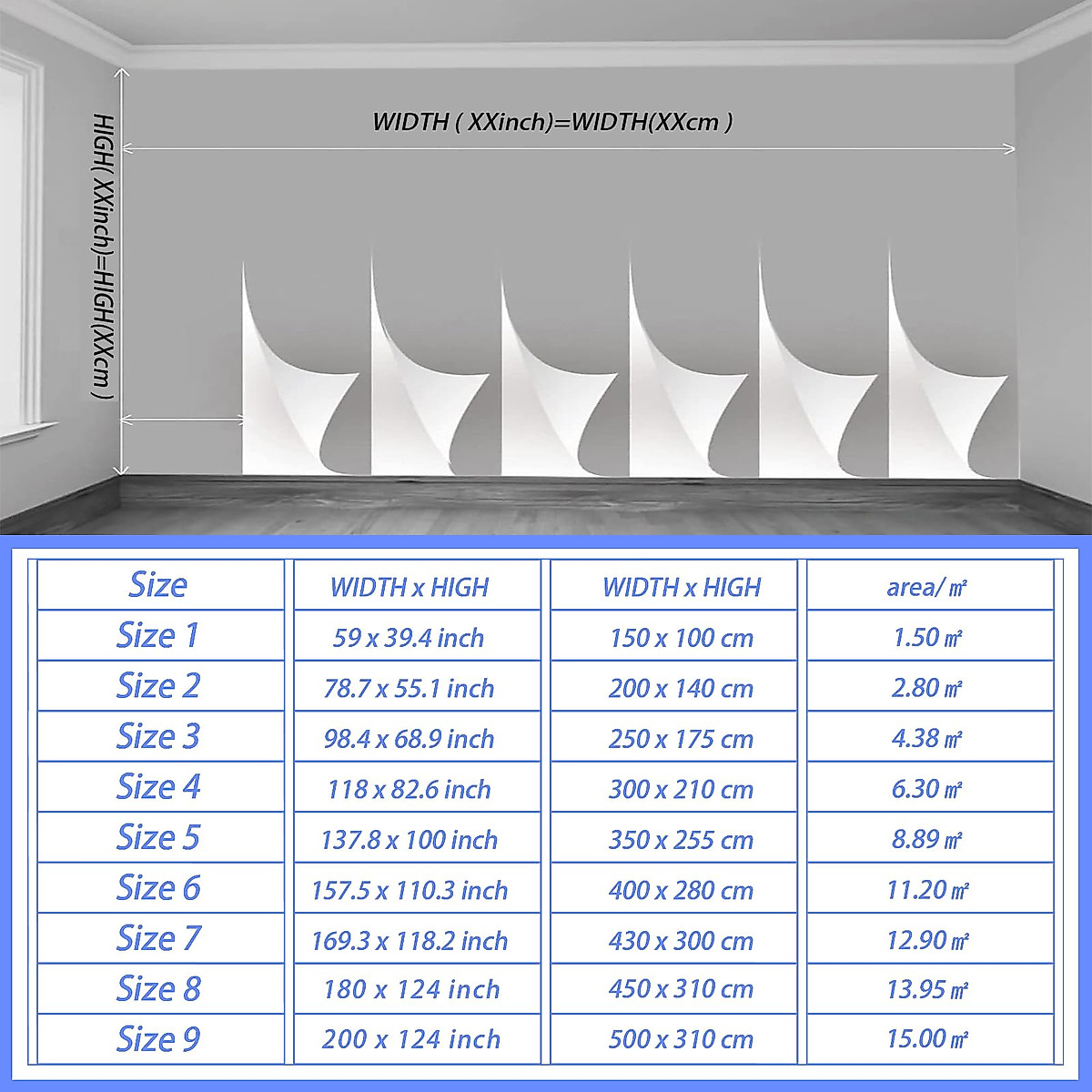 Rtaayt 3D Stereo Modern Wall Mural, Blue Night Universe Space Shinning Stars Fashion Wallpaper, Breathable Waterproof Wall Decals for Living Room Sofa Study Background Decor Murals-59 Wx39.4 H