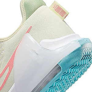 Nike Lebron Witness VI (Big Kid) Coconut Milk/Polarized Blue/Vapor Green 4 Big Kid M