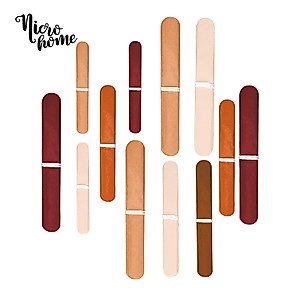 NICROHOME 12 PCS Wedding Party Decorations - Carmine, Rust Orange, Light Brown Tissue Paper Pom Poms for Rustic Wedding, Retro Parties, Baby Shower, Birthday,Thanksgiving