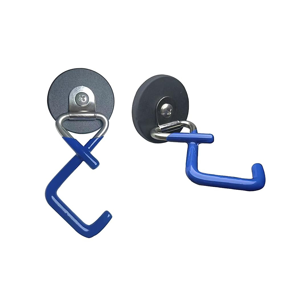 QIAOTLB 2 PCS Magnetic Broom Hook Stainless Steel Broom Holder Do Not Require Drilling for Homes, Kitchens, Warehouses, Refrigerator Metal Surface