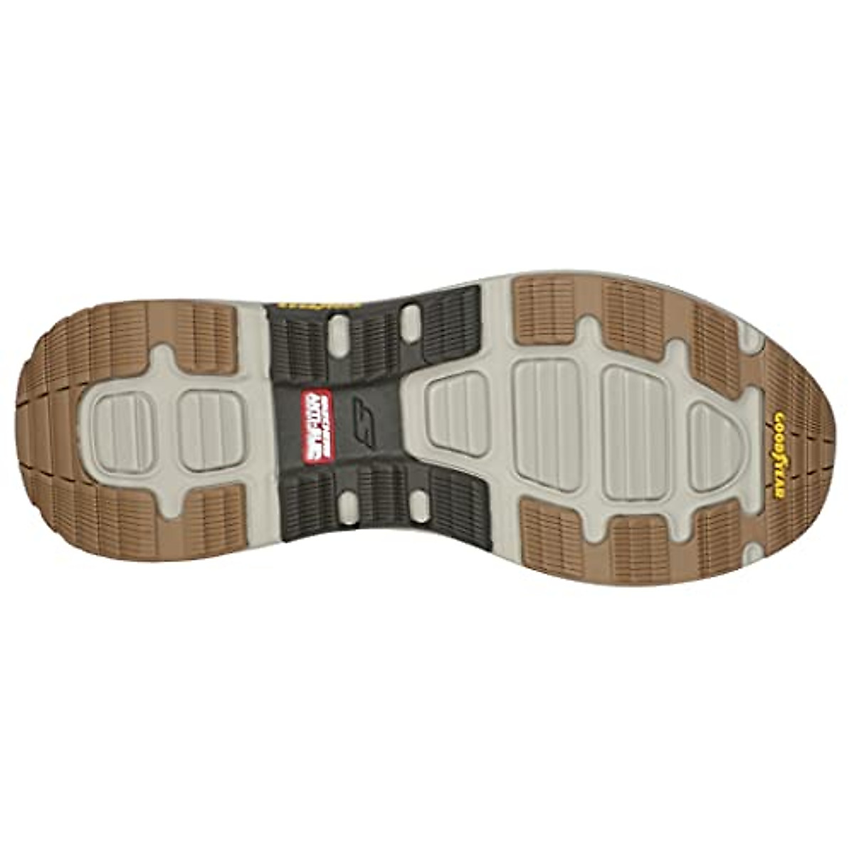 Skechers Men's Go Walk Outdoor-Athletic Slip-On Trail Hiking Shoes with Air Cooled Memory Foam Sneaker, Brown, 10.5 X-Wide