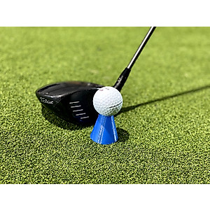 Kreative Dilla Designs KDD Golf Mat Tees, Golf Simulator Tees, Winter Golf Tees (Pack of 10), Blue, Large