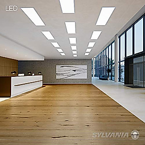 Sylvania LED 1'x4' 3A Back-Lit Flat Panel, Efficient 30W, 120-277V, Dimmable, 5000K Daylight, 1 Pack