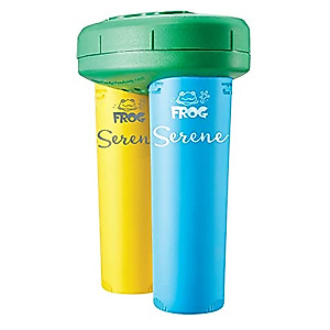 FROG Serene Bromine Replacement Cartridge for Hot Tubs for use only with FROG Serene in-Line and Floating Sanitizing Systems for Spas up to 600 gallons, Quick and Easy Hot Tub Sanitizer – 150 Grams