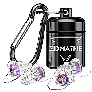 ZDMATHE 2 Pack Earplugs