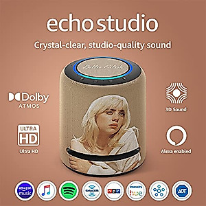 Billie Eilish Limited Edition - Echo Studio - High-fidelity smart speaker with 3D audio and Alexa