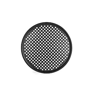 Fox Run Pizza Pan and Crisper, set of 2, Black