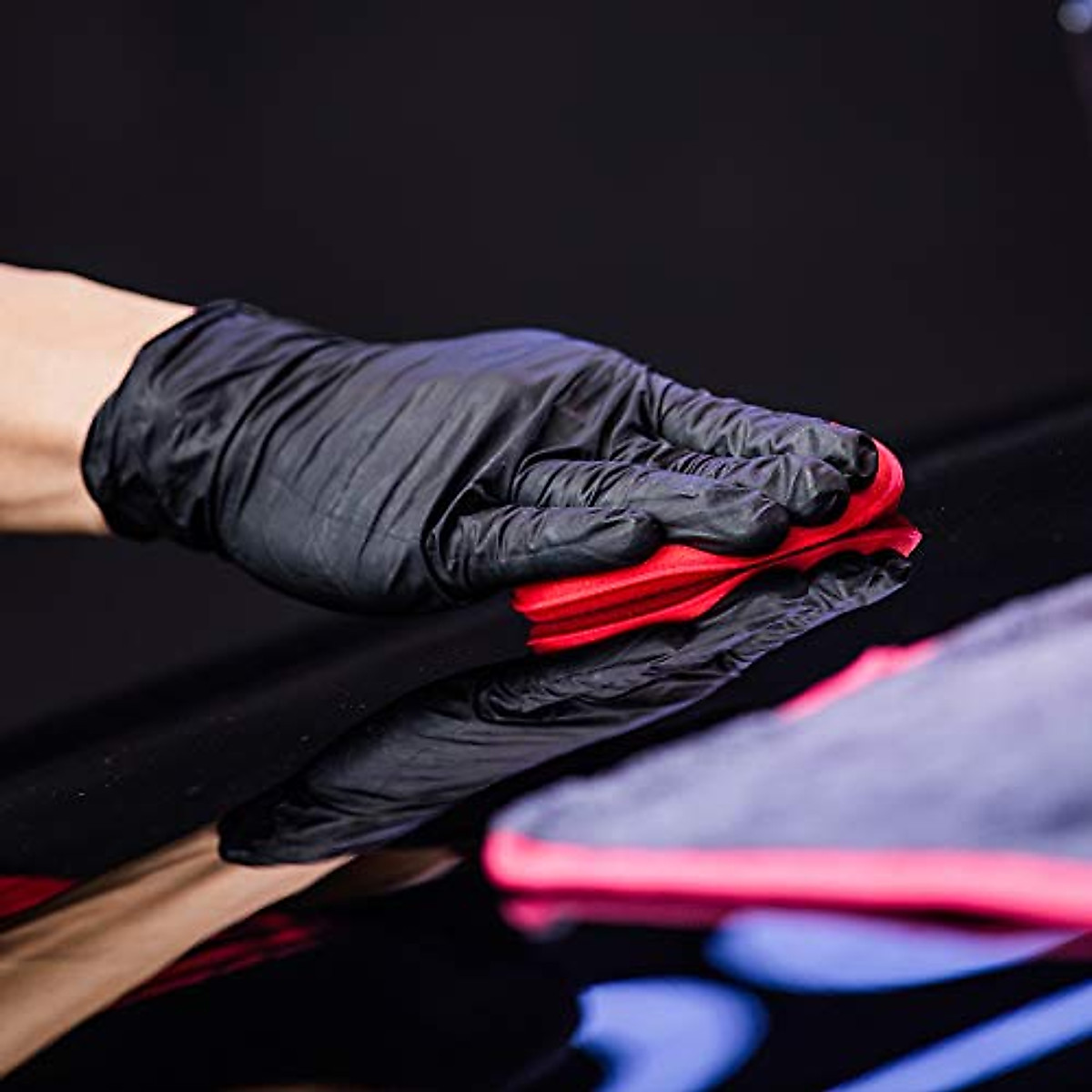 SGCB Wax Applicator Pads Supreme Shine for Car, 4” Dia Round Shape Side Pressing Hand Polishing Sponge Pads Kit Detailing Buffing Pads for Waxing Polishing Paint Ceramic Glass Cleaning, Pack of 6