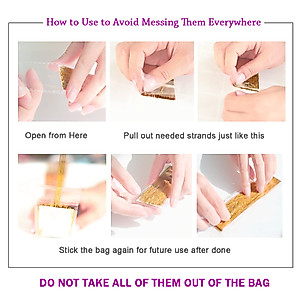 Hair Tinsel Kit, Tinsel Hair Extensions, 14 Colors Glittery Fairy Tensile Hair Heat Risitant with Tools for Women Girls(Plier+Pulling Needle+100 Dark Beads+100 Blonde Beads)