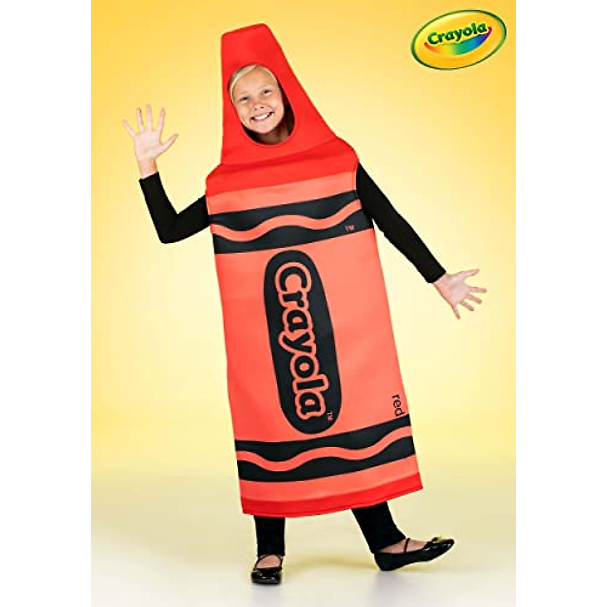 Fun Costumes Red Crayola Crayon Dress for Kid's Small