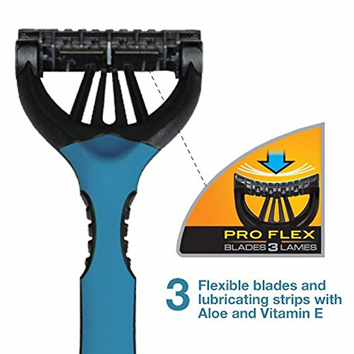 Schick Xtreme 3 Disposable Razors for Men with Refreshing Scented Handle, 4 Count