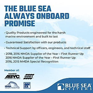 Blue Sea Systems 5026 ST Blade Fuse Block 12 Circuit with Ground and Cover