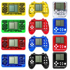 12Pcs Video Game Party Favors for Kids, Arcade Video Game Keychain Video Game Party Supplies