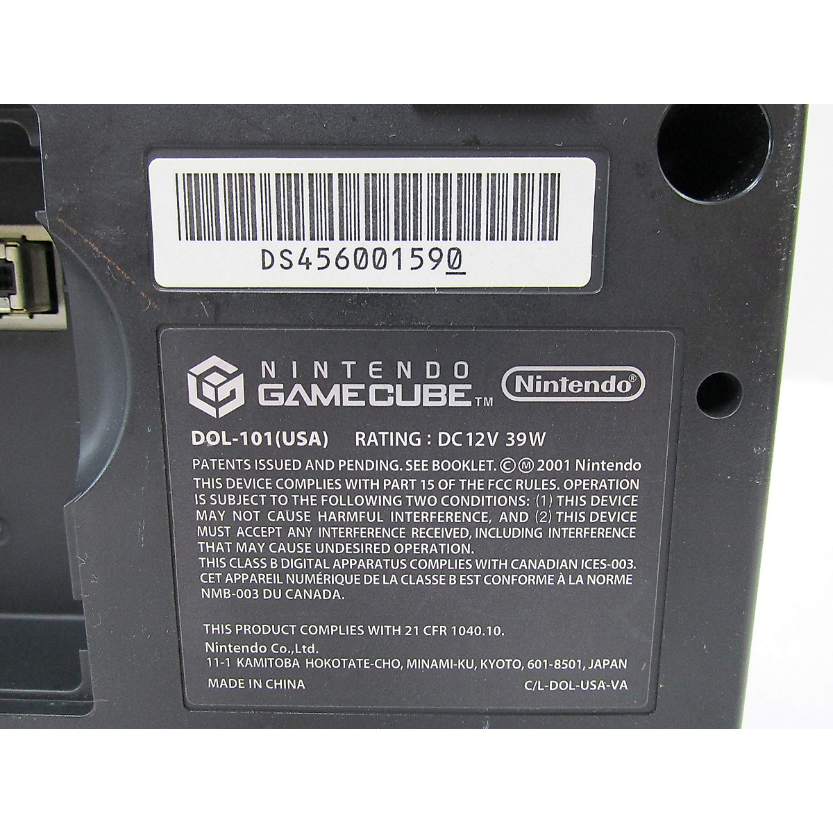 Nintendo Gamecube System Console - Jet Black