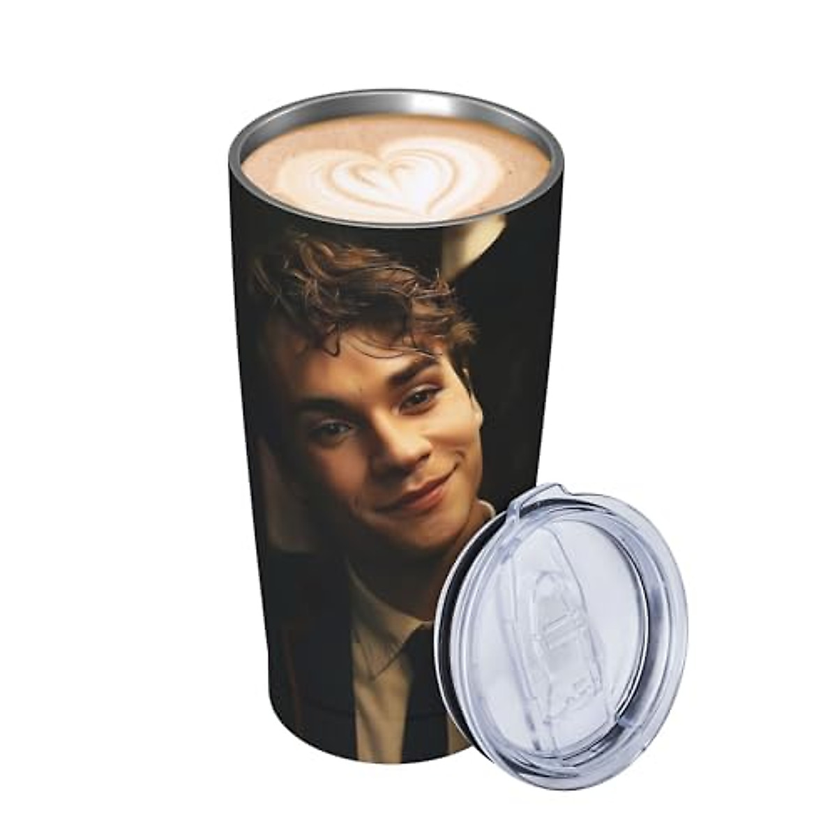 OAEWRE Benjamin Actors Wadsworth Stainless Steel Mug Insulated Tumbler Coffee Mugs with Lids and Straw Double Wall Vacuum Cup 20oz