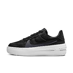 Nike Womens Air Force One Platform Sneakers, Black/Anthracite/White, 9.5