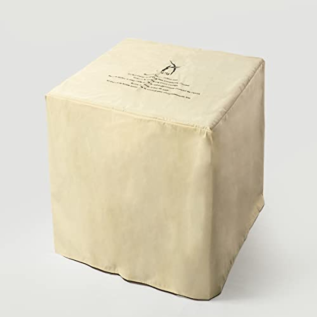 HomSof Outdoor Concrete Fire Pit Column Propane Fire Pit Patio Gas Fire Pit