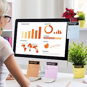 9 Pieces Telephone Message Sticky Notes Pads 4 x 5 Inch Assorted Neon Colors Sticky Notes Urgent Notes Self Stick Note Pads for Work Call, Office Supplies, 50 Sheets/Pack (Soft Colors)