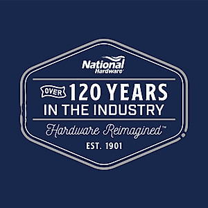 National Hardware N325-464 V236 Rigid Door Stops in Satin Nickel, 2 pack,3 Inch