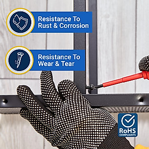 RackGold 10-32 Rack Screws 100 Pack-USA Made