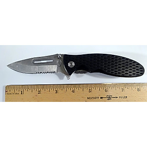 Frost Cutlery 'Double Tap' Folding Lock-blade Pocketknife with a 3.375" long Stainless Steel Blade