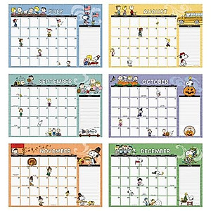 2024-2025 PEANUTS® Desk Calendar Pad, 11-Inch x 16-1/4-Inch Size, Large 24-Month Bookstore-Quality Calendars for Kitchen & Office, by Current
