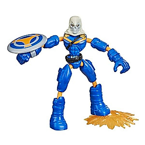 Avengers Marvel Bend and Flex Action Figure Toy, 6-Inch Flexible Taskmaster Figure, includes Accessory, for Kids Ages 4 and Up