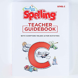 3rd Grade Spelling Homeschool Pack Level C by A Reason Set - Complete Curriculum Kit for Third Graders - Practice Workbook for Words, Vocabulary & Comprehension Skills - Kids Help Learning Workbooks