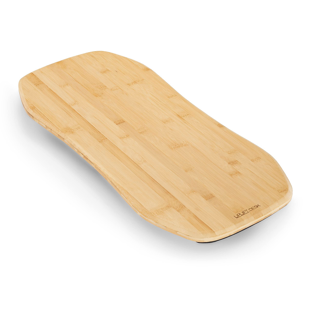 Uplift Desk Ash Gray Laminate (60 x 24 inch) Standing Desk 2-Leg V2-Commercial Adjustable Stand Up C-Frame (Black), Advanced Keypad, Wire Grommets, Wire Tray, Rocker Board