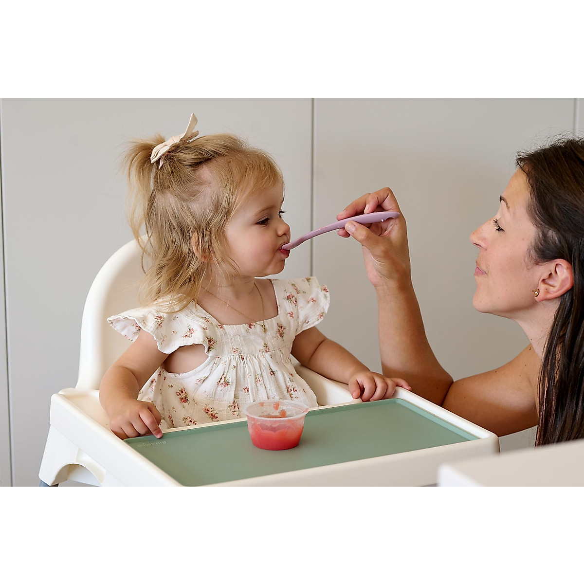 Smack Fun - Silicone Baby Feeding Spoons | 2 Pack (Tradewinds/Shifting Sand)