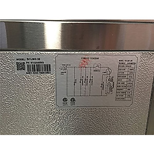 Commercial Refrigerated Sandwich Prep Table 2-door 36" Mega Top Model NSF -XSP-M36