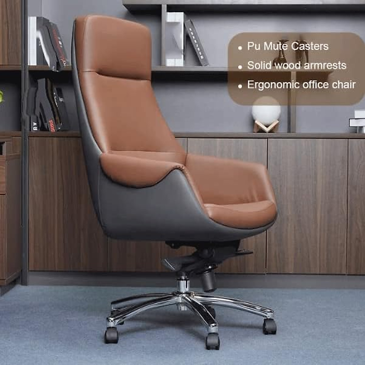 IRDFWH Office Chair High Back Office Desk Chair Executive Swivel Office Chair with Swivel Base Computer Chair Gaming Chair