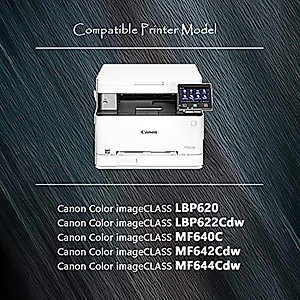 TG Imaging 2-Pack 2xBlack Compatible 054H Toner Cartridge Replacement for Canon 054 054BK Work for MF644Cdw MF642Cdw MF640C LBP622Cdw LBP620 Printer (Black, 2-Pack)