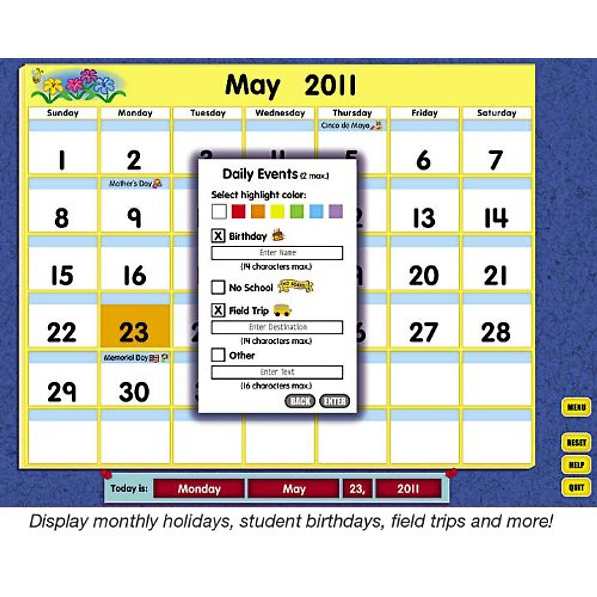 Interactive Calendar Math Activities