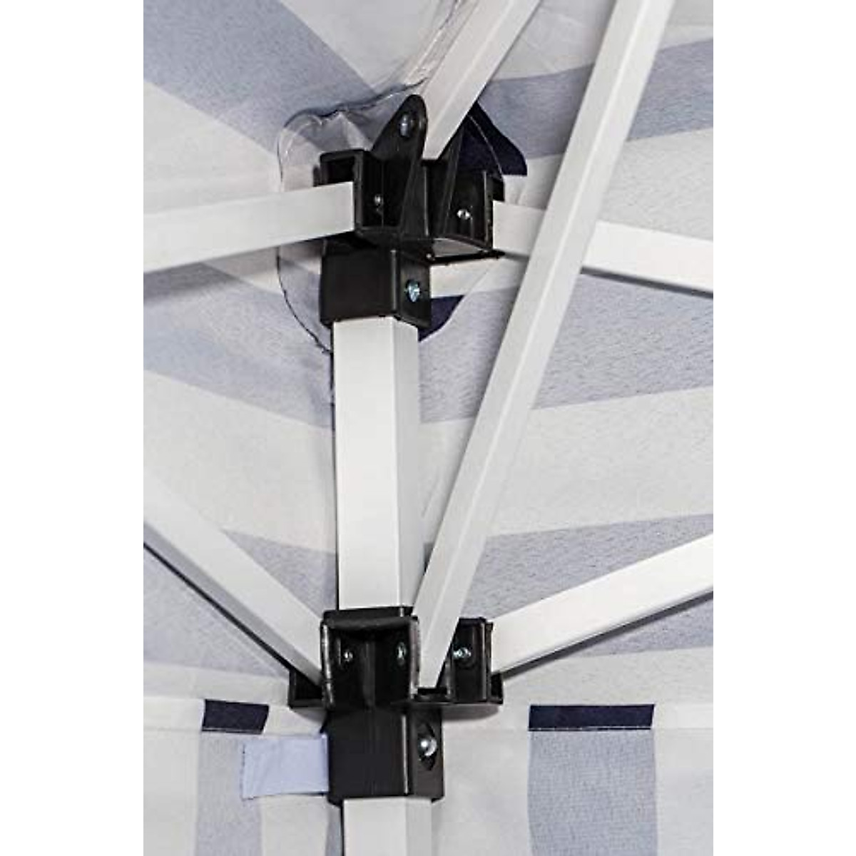 Impact 4'x4' Pop up Changing Dressing Room, Black and White & Quik Shade Set of 4 Heavy Duty Weight Plates for Securing Instant and Pop-Up Canopies and Tents