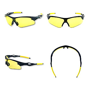 iLumen8 BEST Shooting Glasses UV Blacklight Yellow Vision Safety Eye protection
