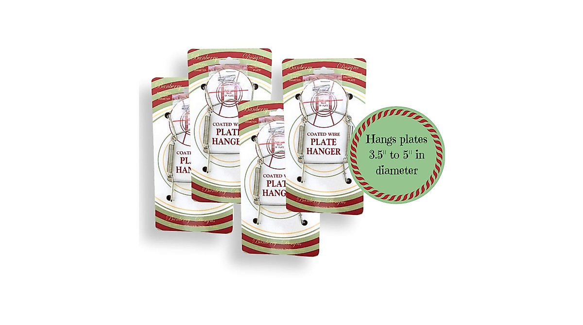 BANBERRY DESIGNS Plate Hanger Set - Easy Wall Display