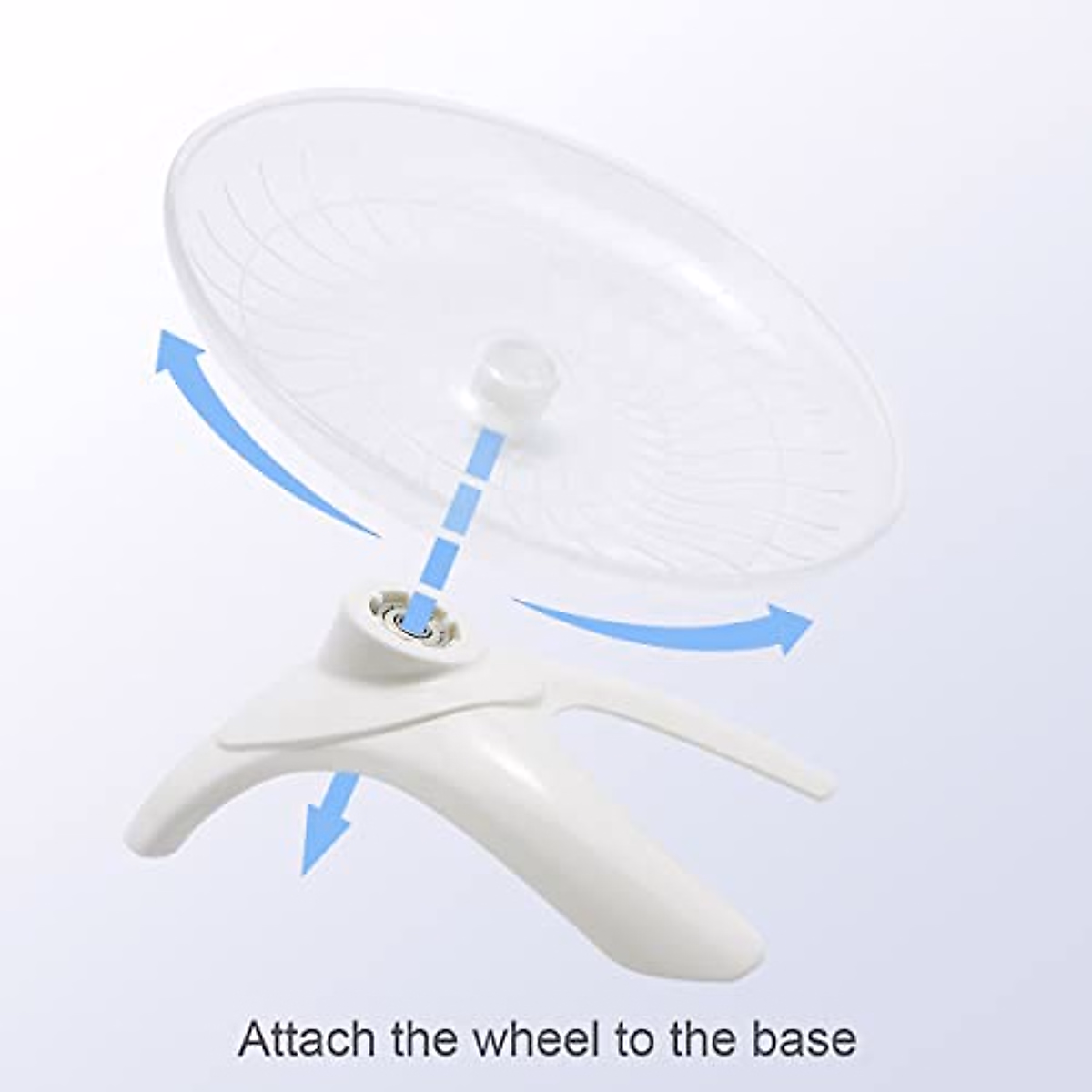 Hamster Wooden House Small Pets Hideout + Flying Saucer Silent Running Exercise Wheel for Dwarf Hamster Russian Robo