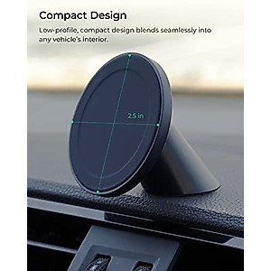 iOttie Velox Magnetic Flush Cell Phone Car Mount. Compatible with MagSafe iPhones Including iPhone 12, iPhone 13, iPhone 14, and iPhone 15 Series devices.