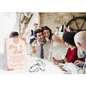 Disco Ball Ring Hunt Game, Find the Rings Bridal Shower Game with 30 Fake Rings, Boho Bridal Shower Decorations, Wedding Shower or Bachelorette Party Supplies - 04