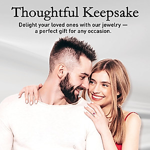 Belinda Jewelz - Heart Shaped Birthstone Ring, 7mm Cubic Zirconia Birthstone Rings for Women, 925 Sterling Silver Birthstone Rings, Promise Rings for Women, Created Ruby, Size 9