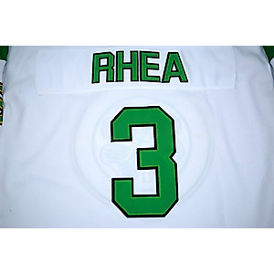 Ross The BOSS Rhea ST John's Shamrocks Hockey Jersey with EMHL Patch Stitch (38, White)