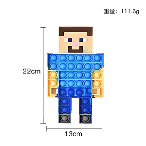 Fidget Sensory Bubble Stress Relief Toy, Fidget Sword Toy for Kids, Pop Push it Silicone Fidget Toys for Autistic Children Anxiety Adult , Autism Special Needs Anxiety Relief Toys