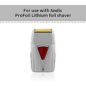 Pro Shaver Replacement Foil and Cutters Compatible with Andis ProFoil Lithium foil Shaver, Golden