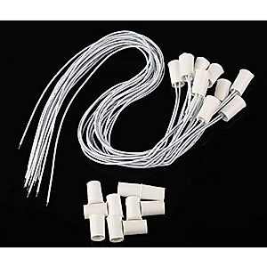 10pcs RC-33 NC Recessed Wired Window Door Contact Sensor Alarm Magnetic Reed Switch White