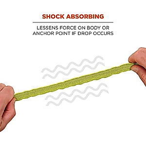 Ergodyne - 19002 Squids 3100 Tool Lanyard with Single Carabiner and Adjustable Loop End, Standard Length, Black