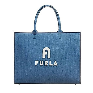 Furla Tote Bag Opportunity L Tote, BLU JAY+MARSHMALLOW (1003-2157S), One Size
