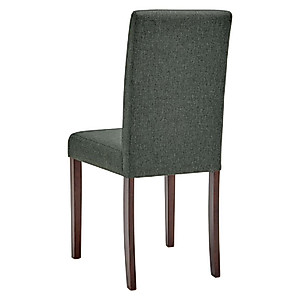 Modway Prosper Upholstered Fabric Dining Side Chair Set of 2, Gray
